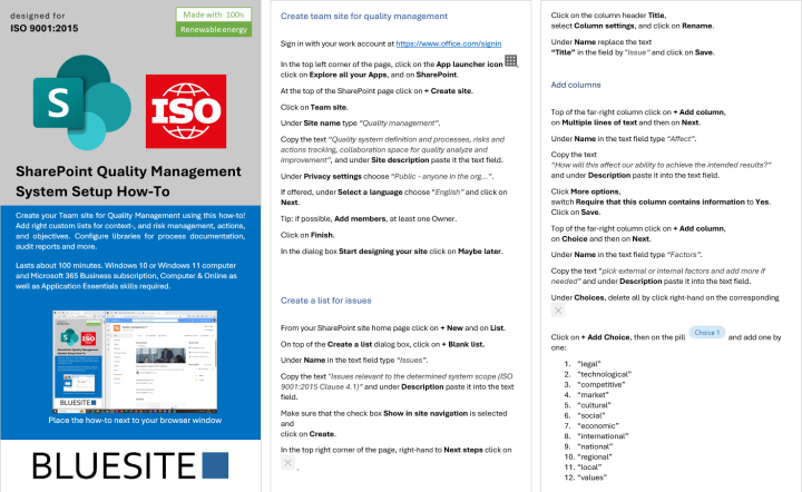 Quality Management Systems on SharePoint and Microsoft 365