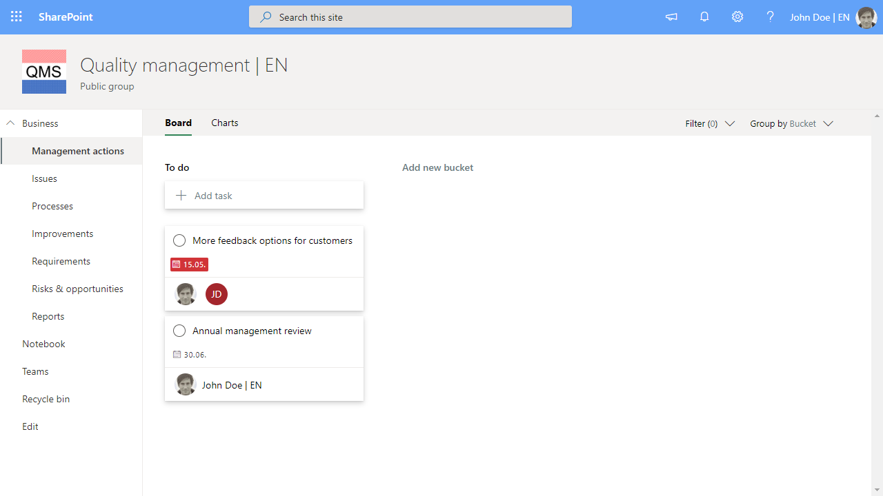 Sharepoint Quality Management System Template Sharepoint Quality Management System Template